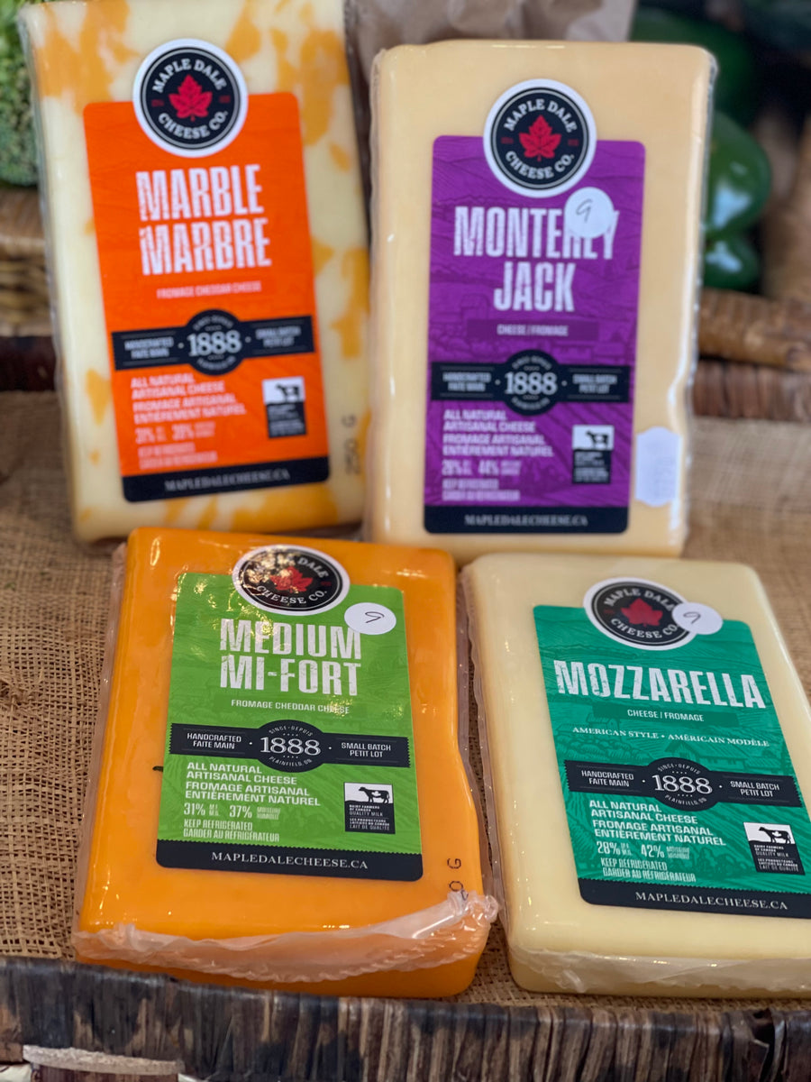 Maple Dale Mild Cheddar Cheese – Small Scale Farms