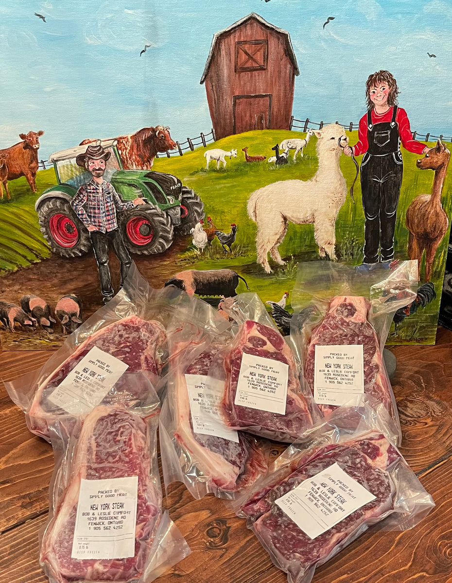 COMFORT FARMS NEW YORK STRIP! – Small Scale Farms