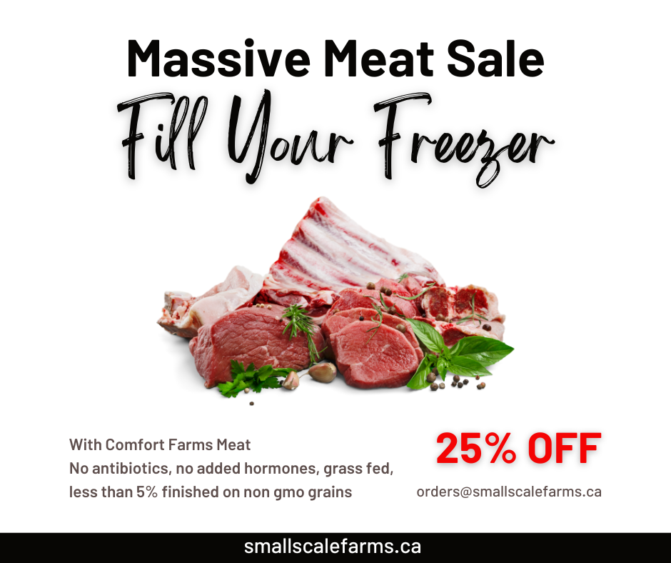 Comfort Farms Massive 85lb Meat Sale – Small Scale Farms