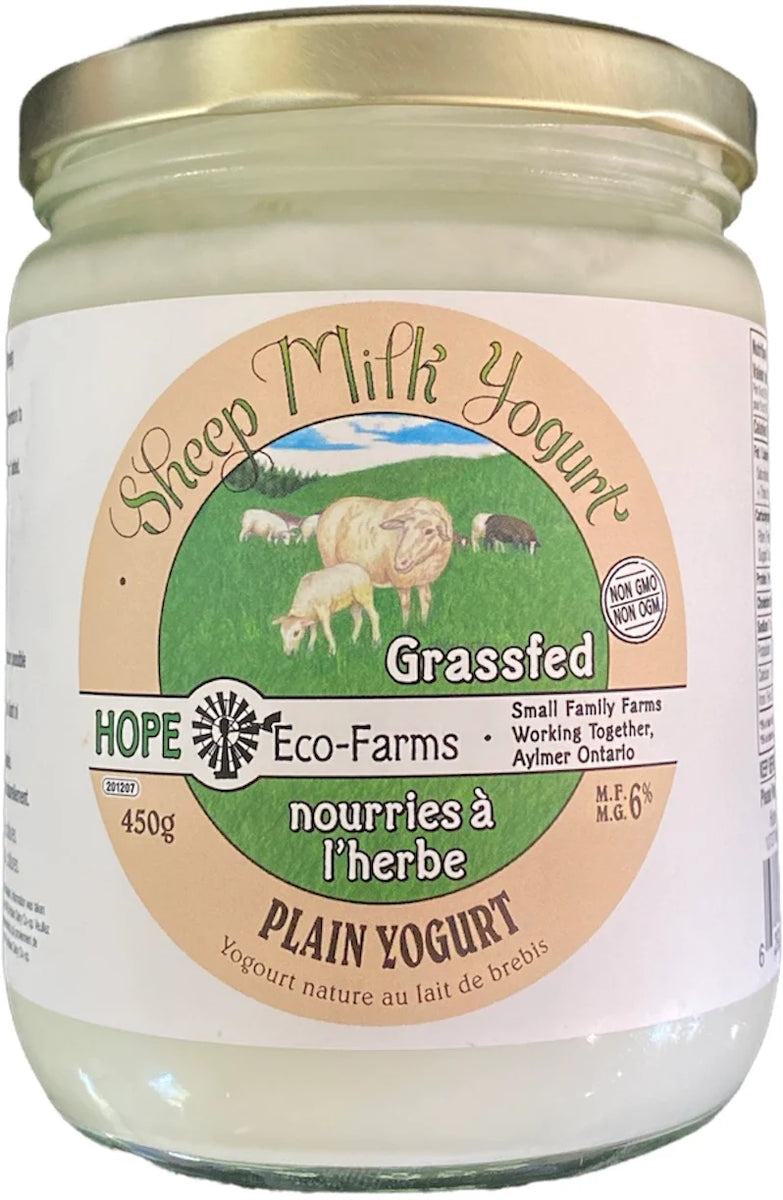 Hope Eco Plain Sheep Yogurt – Small Scale Farms
